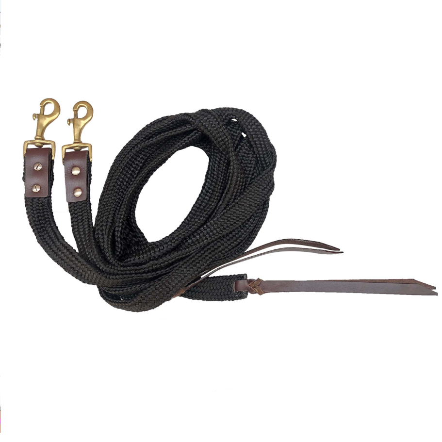 Texas Tack Flat Poly Roper Reins — The Tack Shop